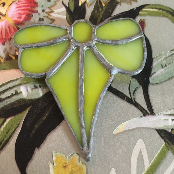 Vintage | Jewelry | Vintage Stained Glass Pin | Poshmark